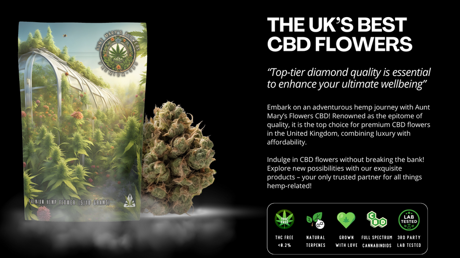 CBD Flowers UK, CBD Vapes UK, CBD Gummies UK, CBD Oil UK – Aunt Mary's ...
